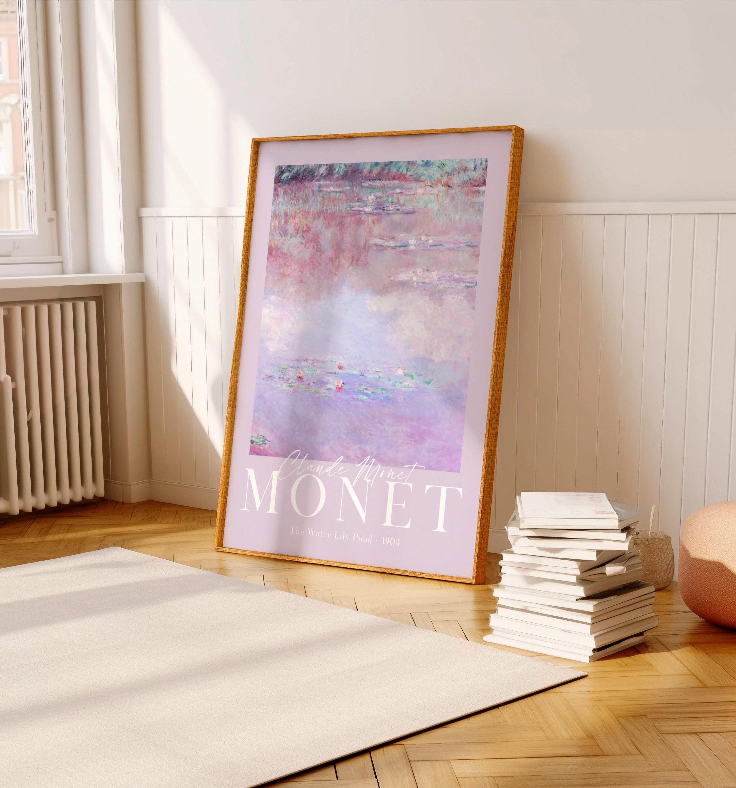 Monet Print Download, Pastel Lavender Monet Poster, Classic Painting ...