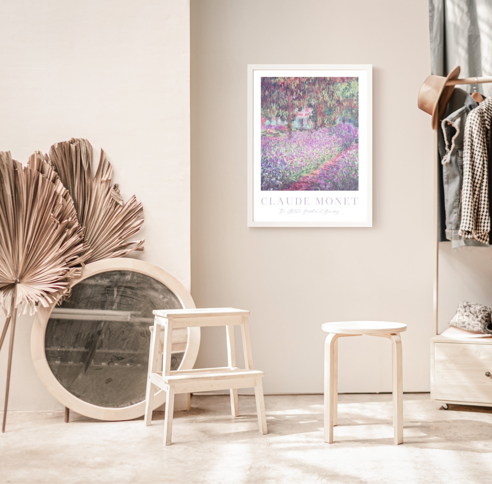 Monet Wall Art, Set F 6 Prints, Lilac Wall Art, Purple Gallery Wall Set ...