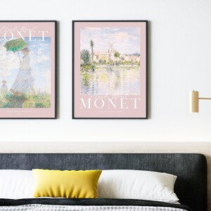 Set of 3 Monet Print, Monet Gallery Wall Set, Pastel Art Print Gallery ...