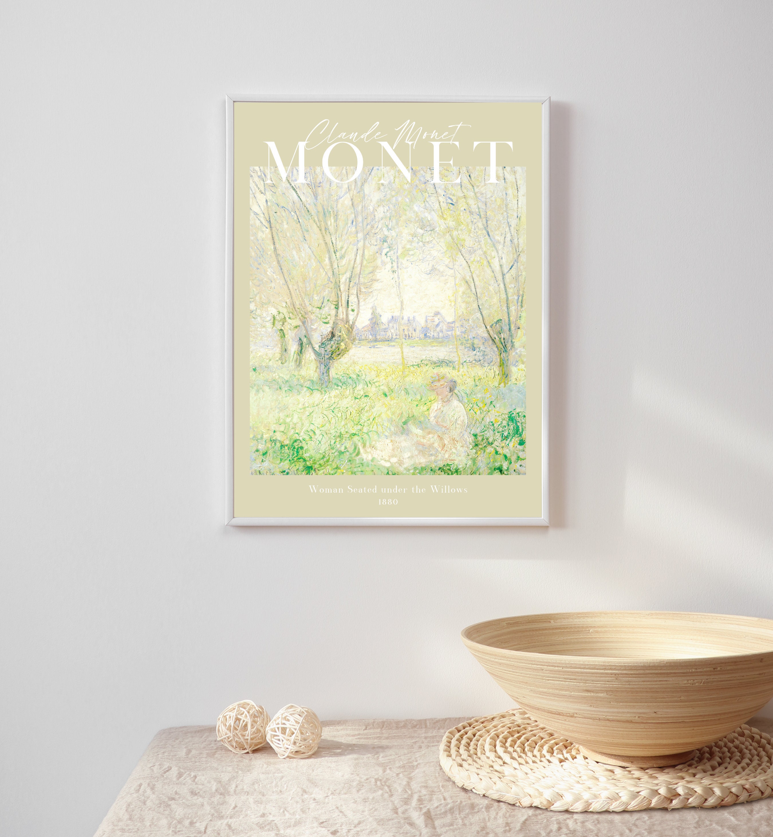 Monet Print Set of 3 Pastel Art Print Gallery Monet Gallery - Etsy
