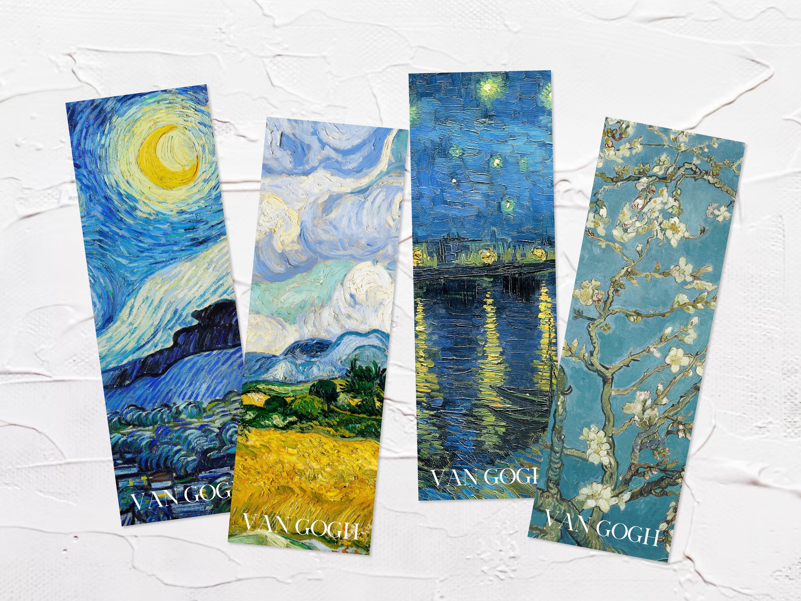 Van Gogh Printable Bookmarks | Aesthetic Bookmark Set | Bookmark ...