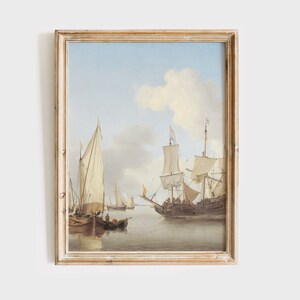 Vintage Coastal Wall Art Set | Printable Beach Gallery | Nautical ...