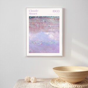 Set of 3 Monet Print Monet Painting Gallery Wall Set - Etsy