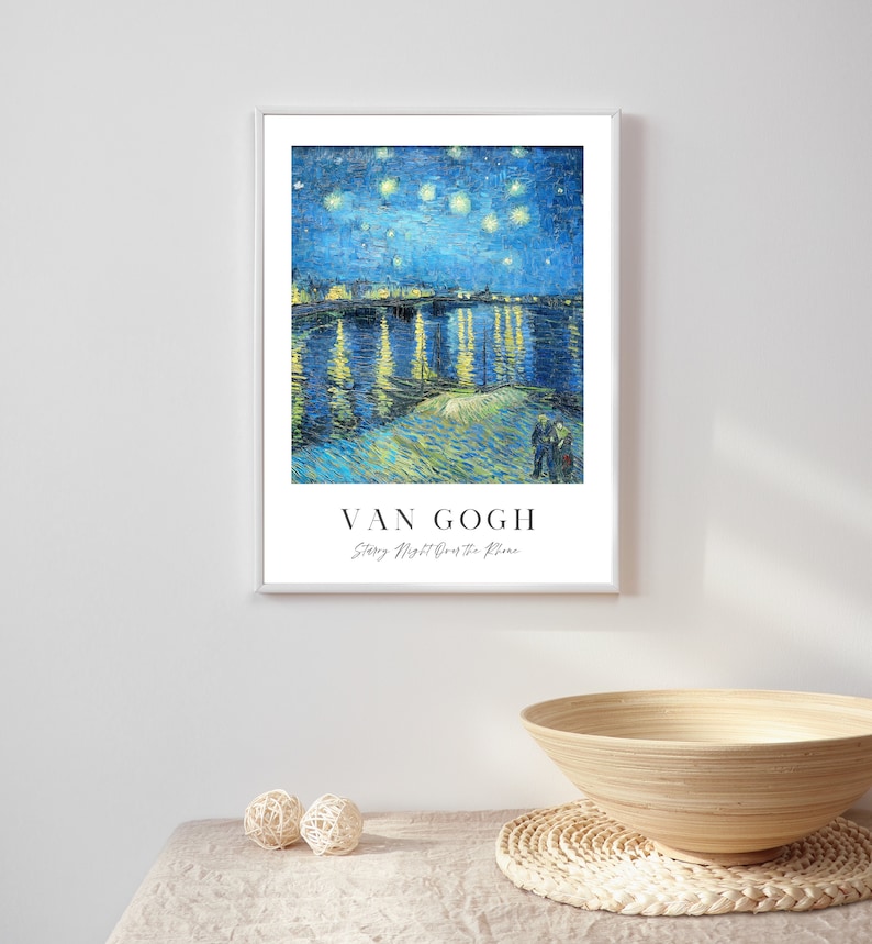 Set of 3 Van Gogh Print Starry Night Print Van Gogh Poster - Etsy