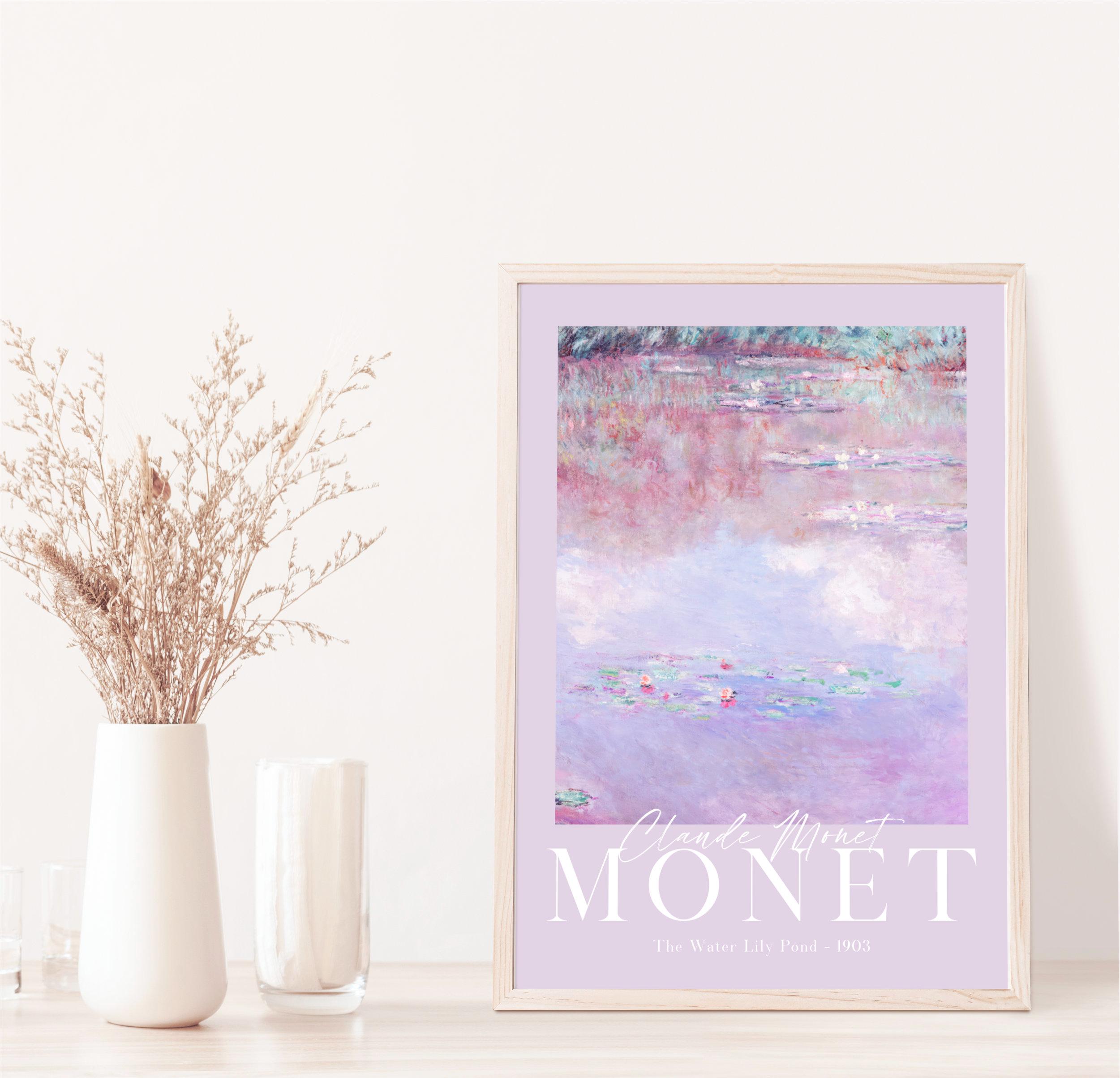 Monet Print Download, Pastel Lavender Monet Poster, Classic Painting ...