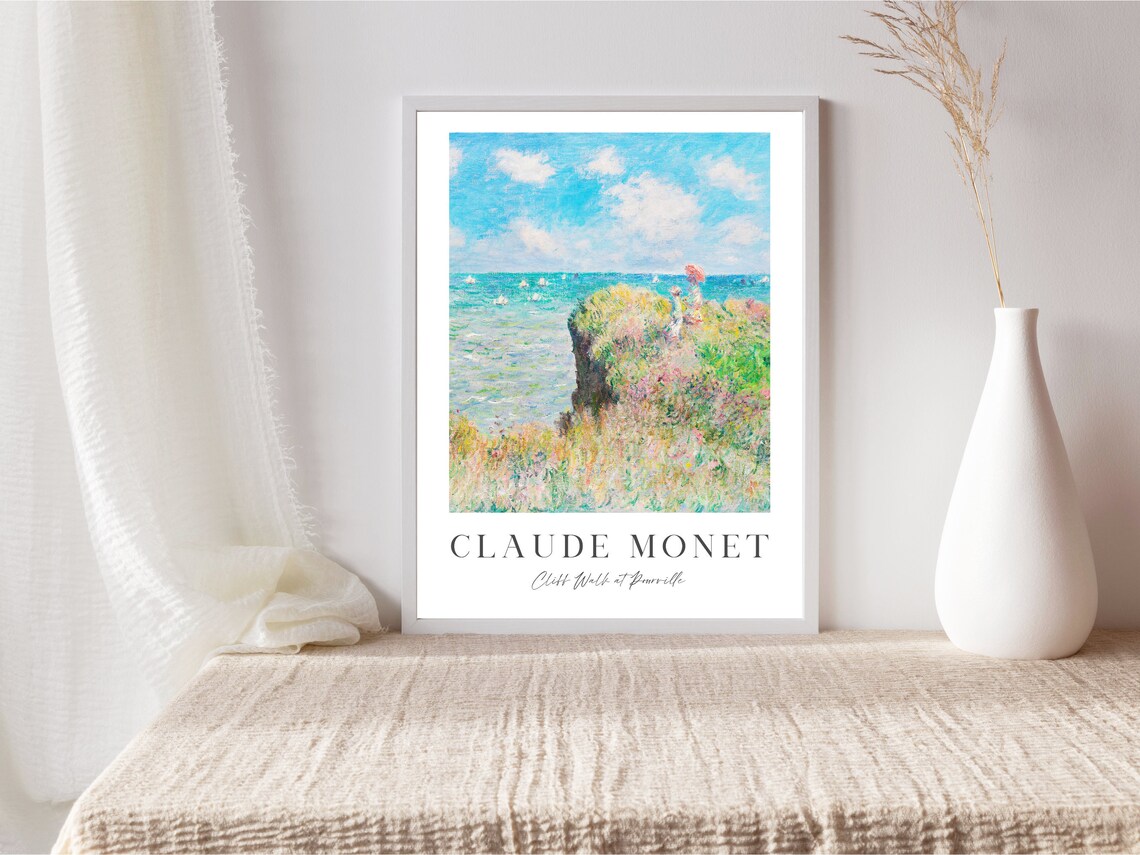 Monet Print, Famous Painting, Exhibition Poster, Fine Art, Monet Poster ...
