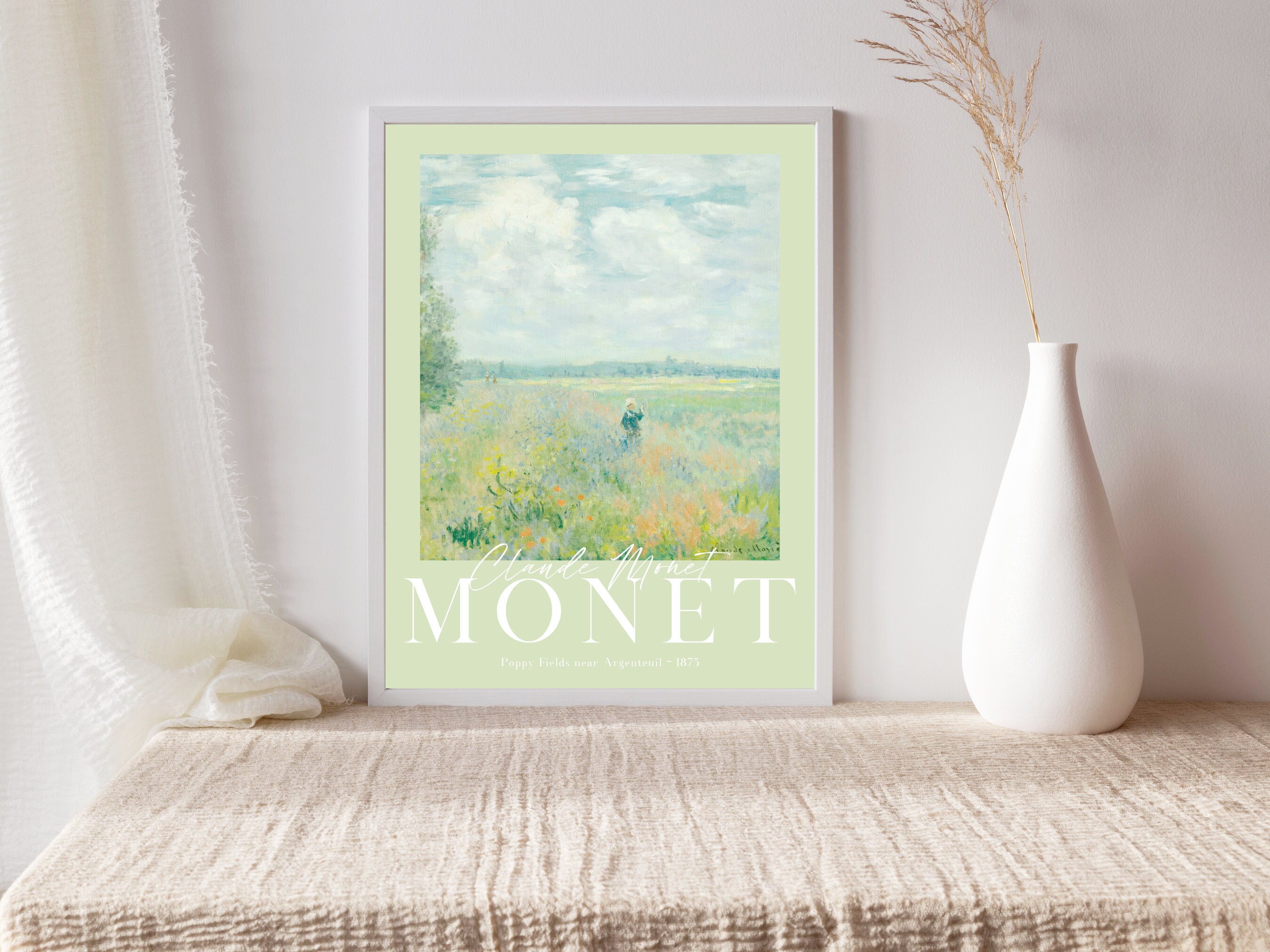 Set of 3 Monet Print, Monet Gallery Wall Set, Pastel Claude Monet Art ...