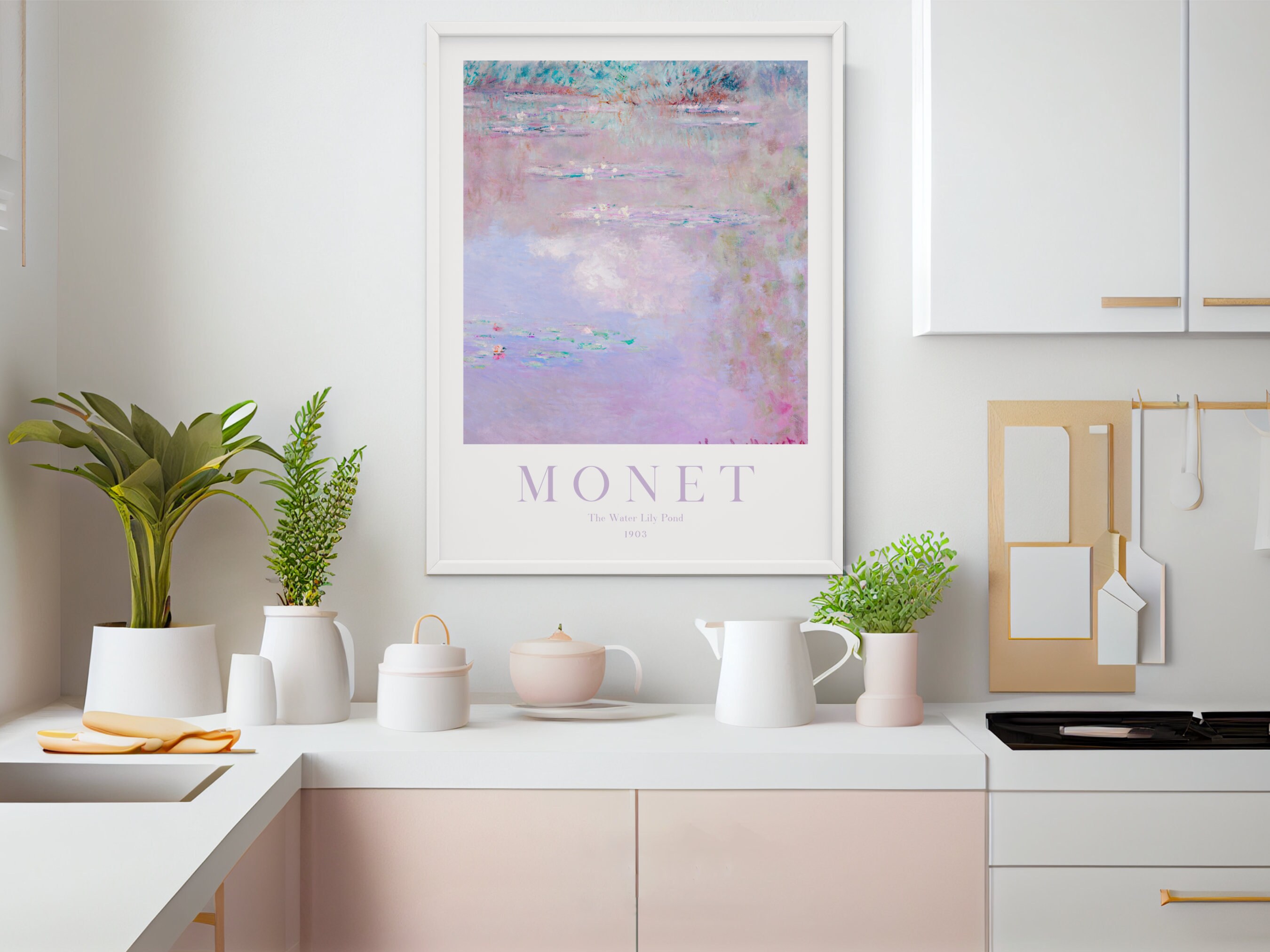 Set of 3 Monet Print, Monet Gallery Wall Set, Pastel Art Print Gallery ...
