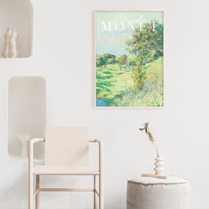 Set of 6 Sage Green Gallery Wall Set, Monet Prints, Van Gogh Prints ...