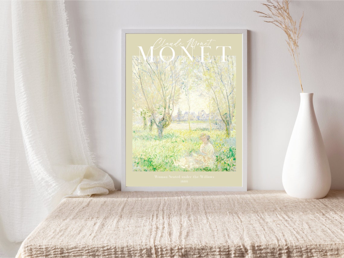 Monet Art Print, Pastel Art Print Gallery, Monet Poster, Vintage Print ...