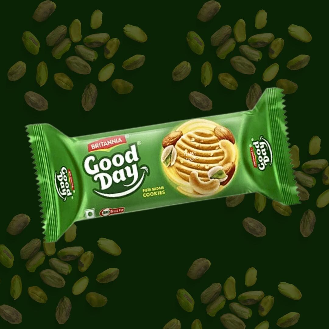 Britannia Good Day Pista Badam Cookies 75g Pack Tangy Shop - Etsy
