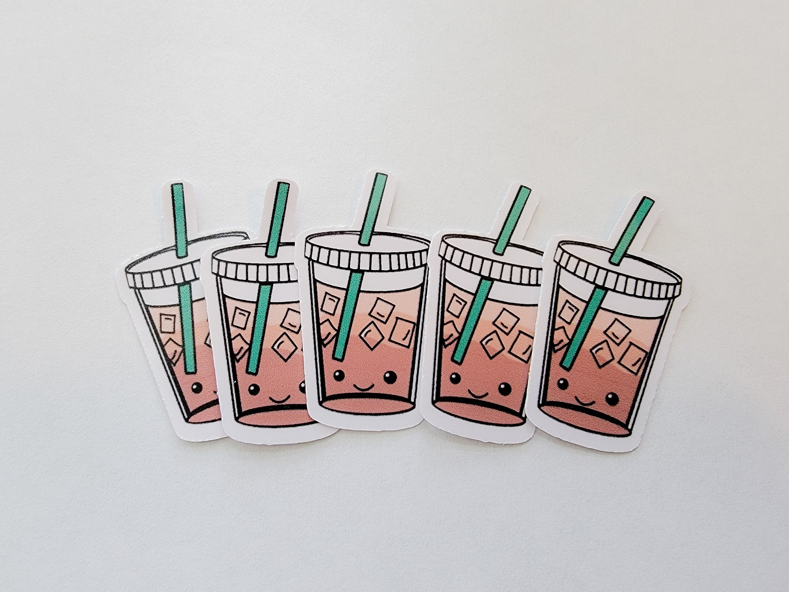 Mini Iced Coffee Sticker, Cute Iced Coffee Sticker - Etsy
