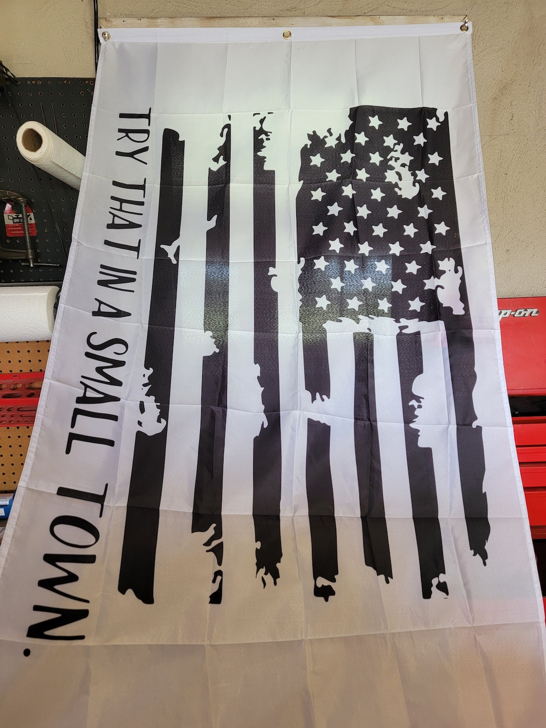 Try That in a Small Town 3' X 5' Flag, America Sticker, Vinyl, Try That ...