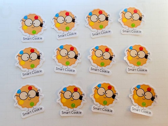 Smart Cookie Sticker Back to School Sticker Teacher Sticker - Etsy