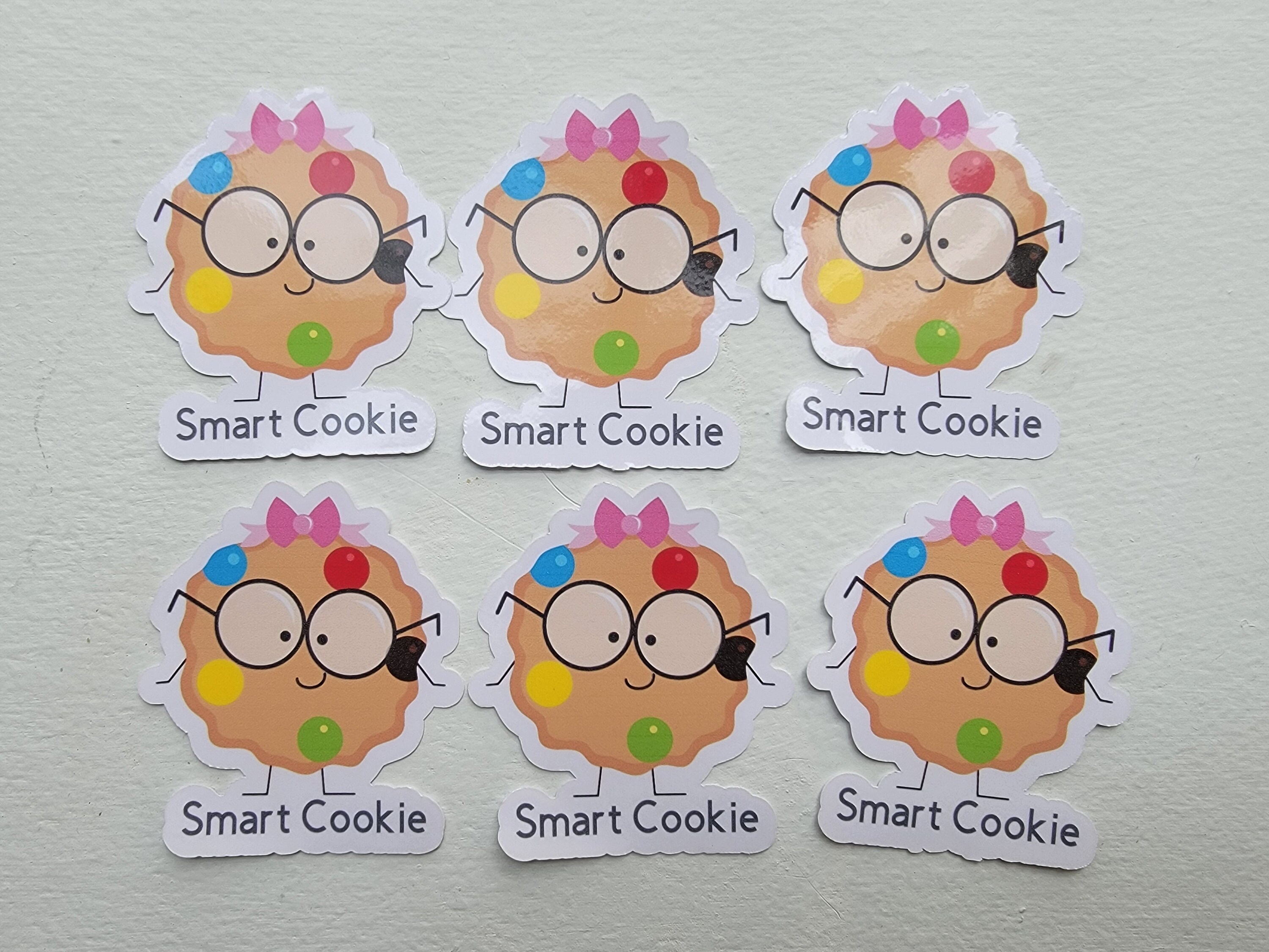 Smart Cookie Sticker, Motivate and Inspire: Fun and Colorful Student ...