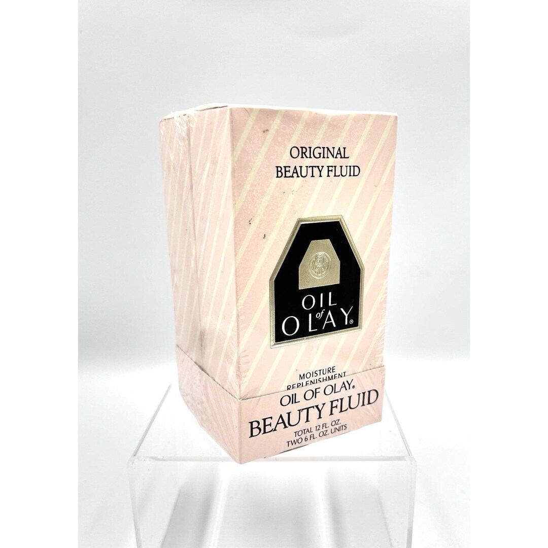 VTG Oil of Olay Original Beauty Fluid Lotion (2) 6oz Bottles NOS ...