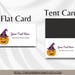 Halloween Place Card Template | Fall Place Card Template | Fall Buffet ...