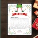 Editable Elf Arrival Letter | Printable Letter From Elf | Customizable ...
