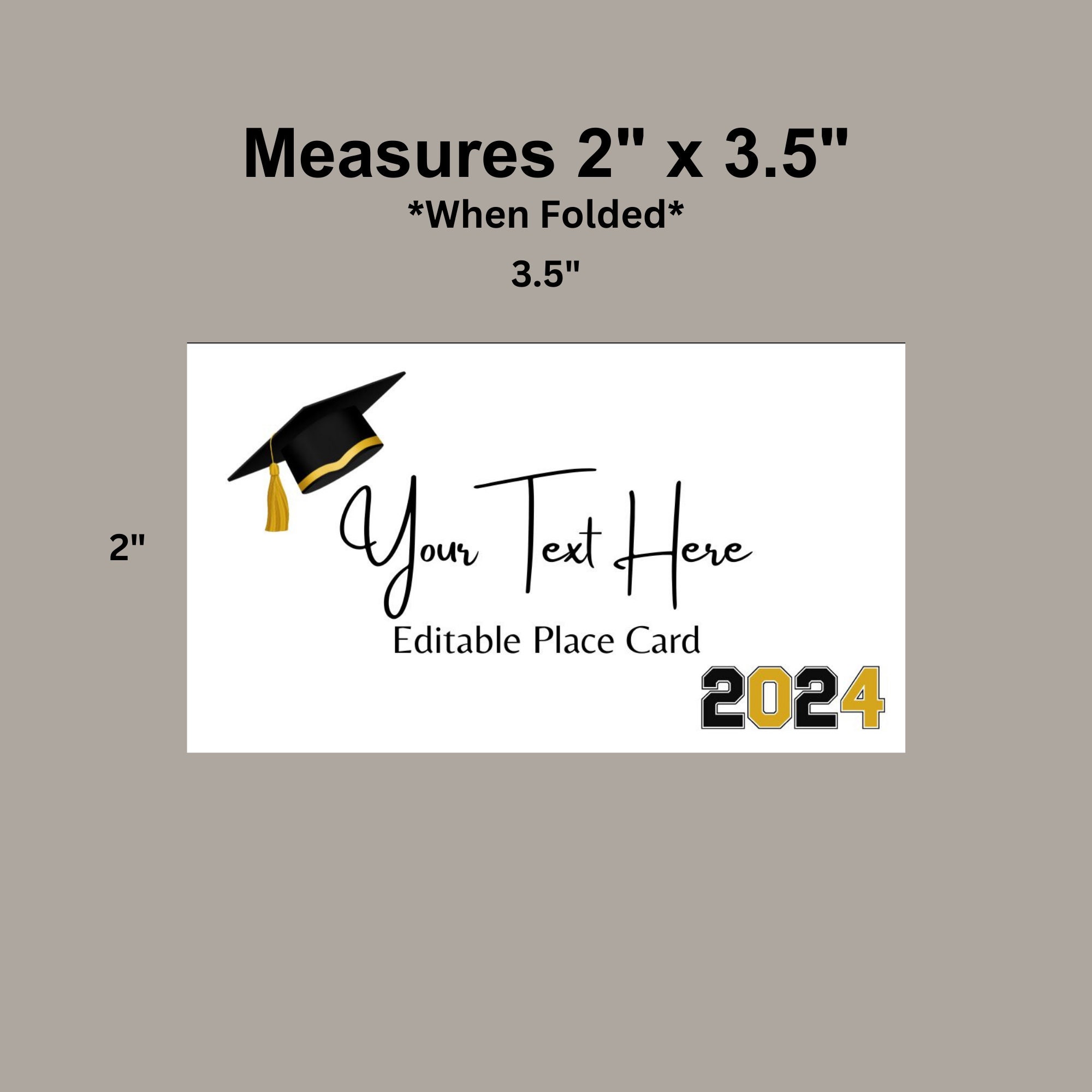 Graduation Buffet Card Template Graduation Place Card Food Card ...