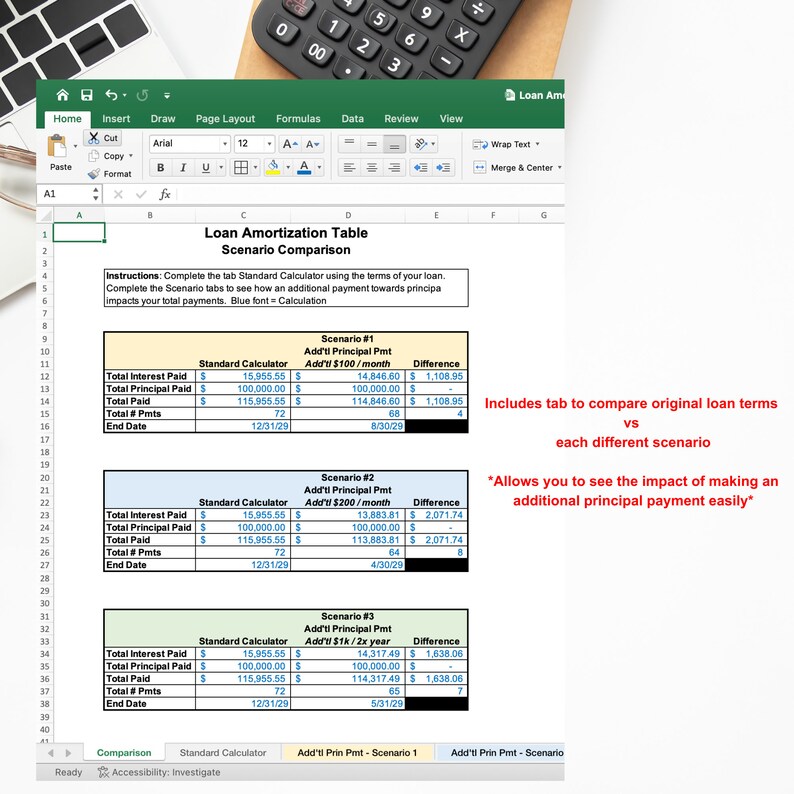 Loan Amortization Schedule | Loan Amortization Calculator ...