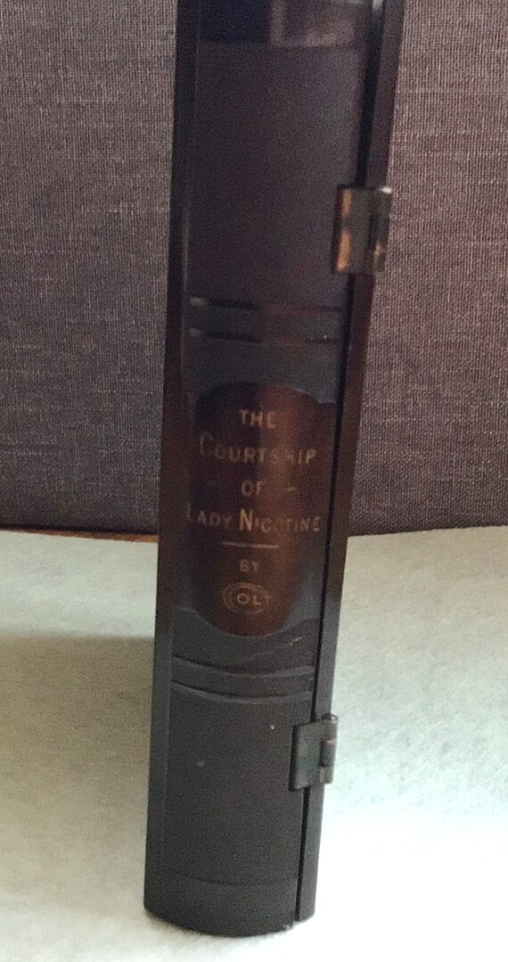 Vintage Rare Coltrock Bakelite Book Humidor Courtship… - Gem