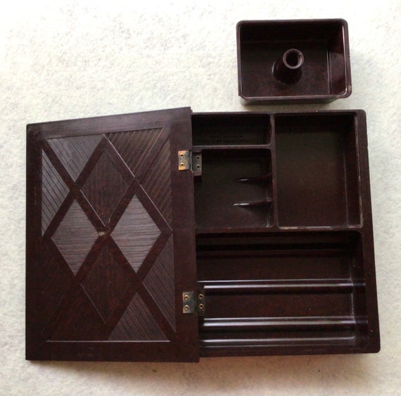 Vintage Rare Coltrock Bakelite Book Humidor Courtship… - Gem