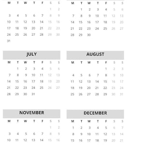2025 Landscape Calendar. Yearly One Page Wall Calendar. 2025 Office ...