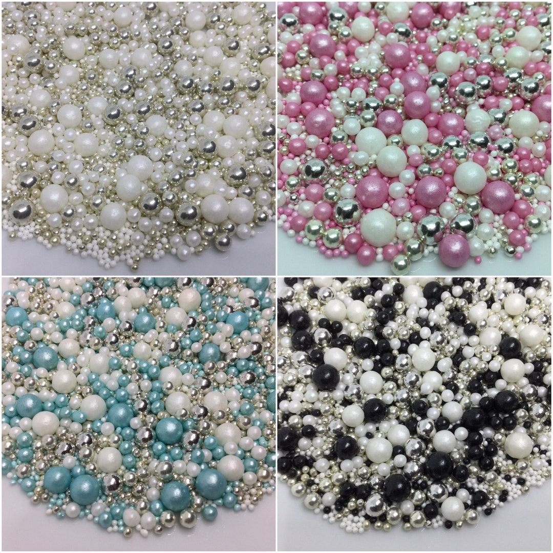 Cupcake Sprinkles Mix. Edible Bubbles Birthday Cake Decorations ...