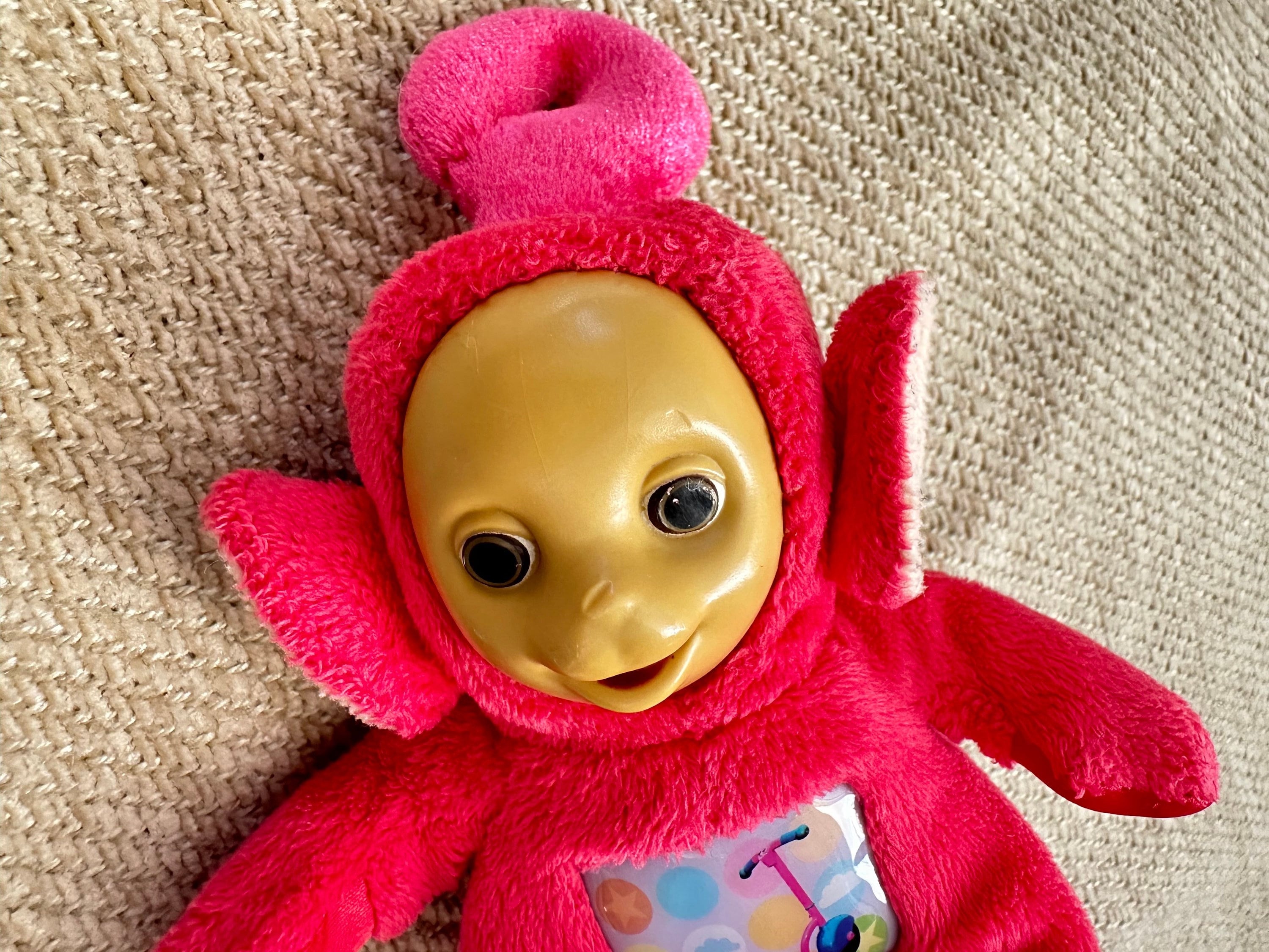 4 X Vintage 1996 Full Set Teletubbies Mini Beanie Rattle Bell Crinkle ...