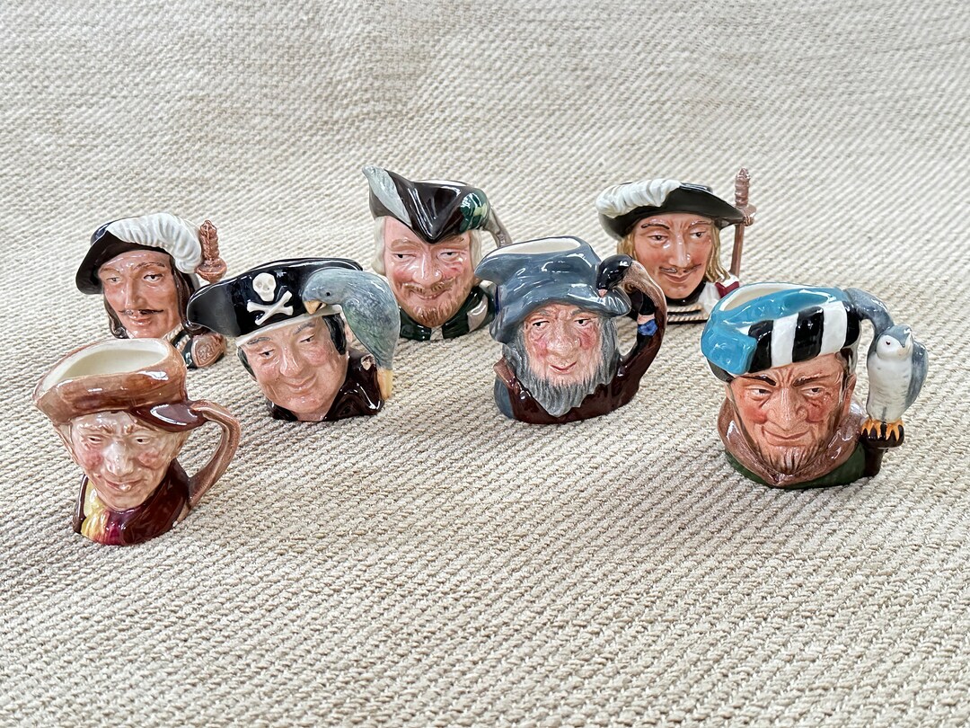 Vintage Royal Doulton Miniature Toby Jugs: Character Mug Bundle - Etsy