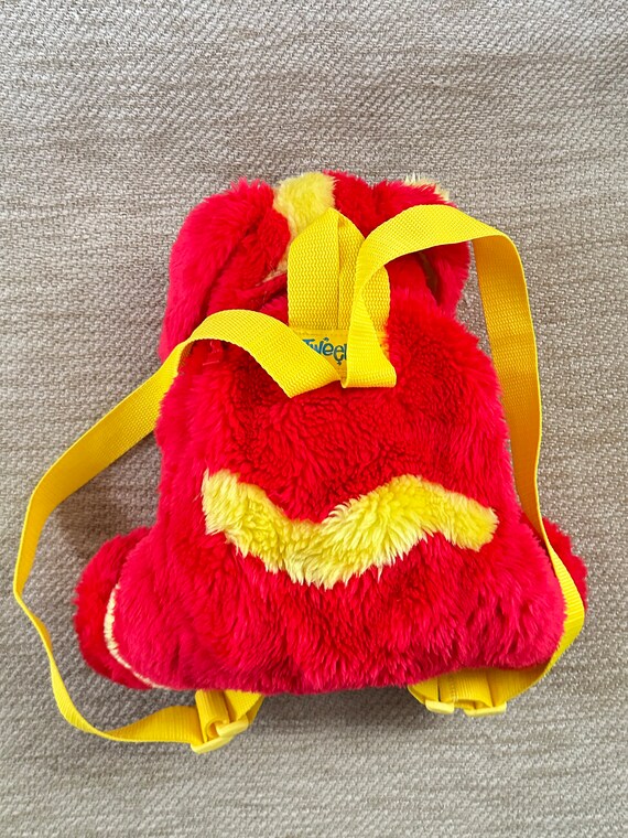 Vintage 1999 Tweenies Doodles the Dog Red Rucksack Ba… - Gem
