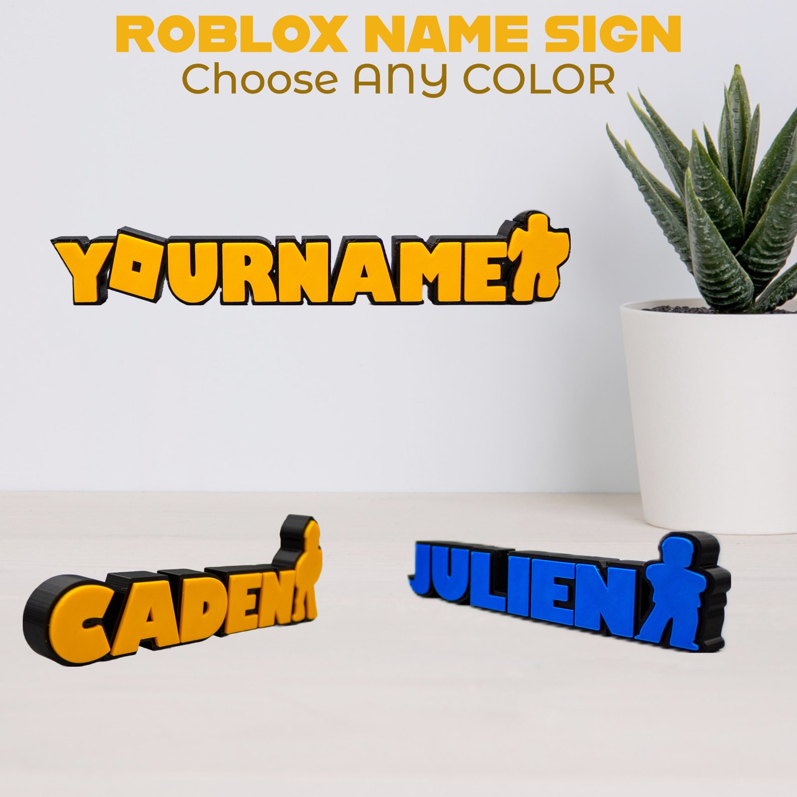 Personalized Roblox Inspired Nameplate Custom Roblox Themed - Etsy UK