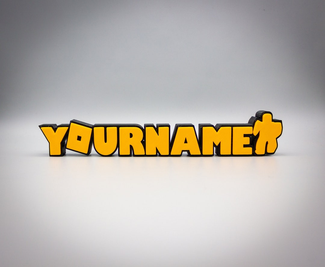 Personalized Roblox Inspired Nameplate Custom Roblox Themed - Etsy UK