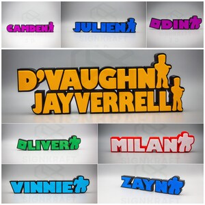 Customizable Roblox Styled Name Plate Desk Name Plate Roblox Themed ...