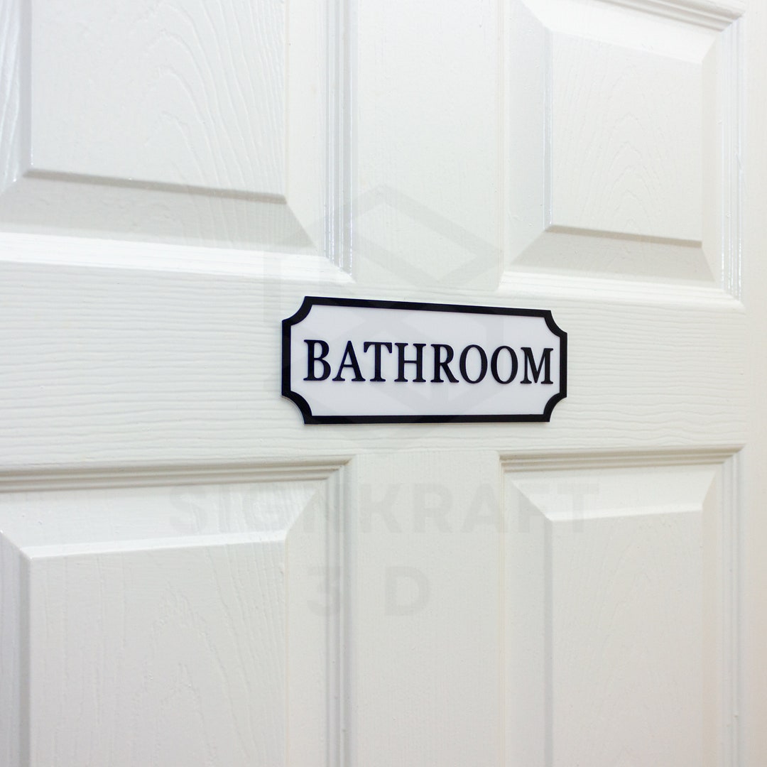Bathroom Door Sign Toilet Door Sign the Loo Sign Any - Etsy UK