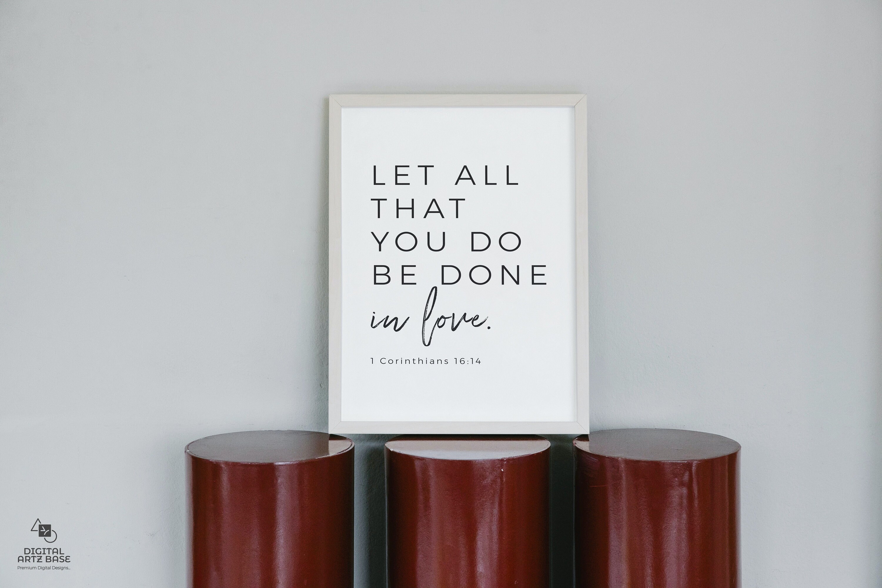 Bible Verse Print Art, Printable Boho Arts for Framed Wall Decor ...