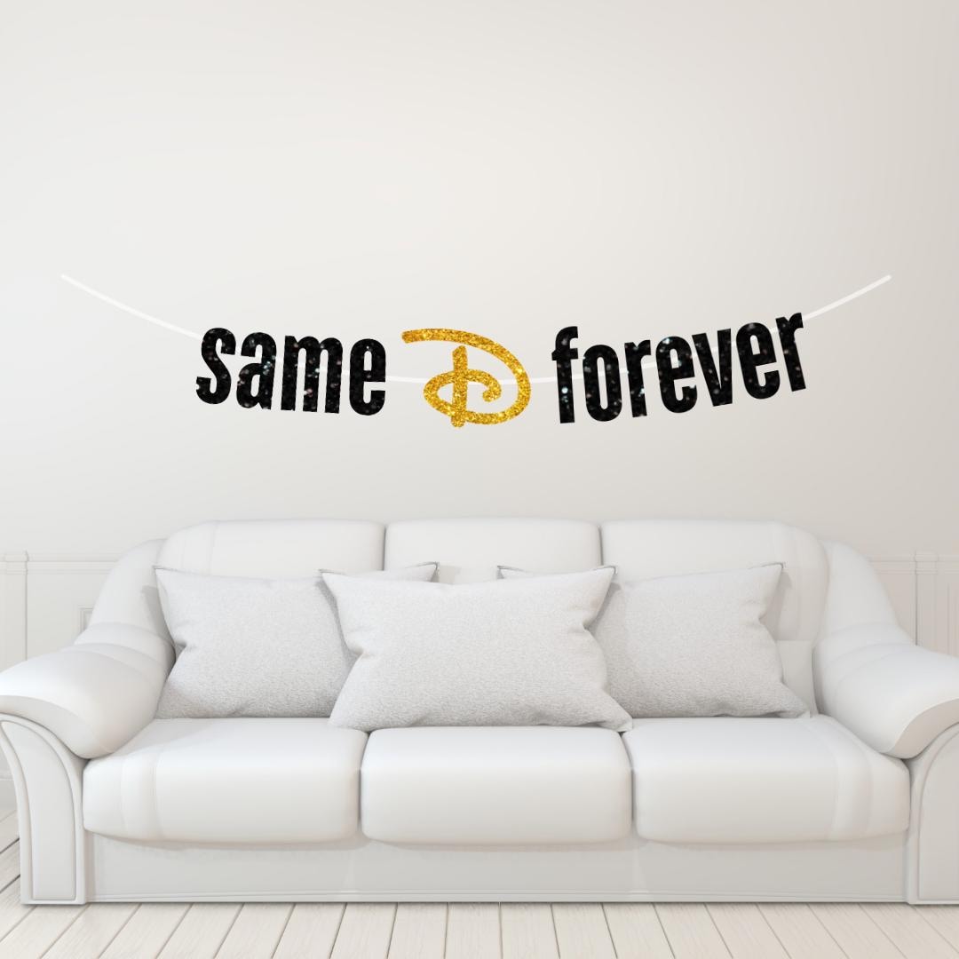 Disney Bachelorette Banner Disney Themed Bachelorette Party Engagement ...