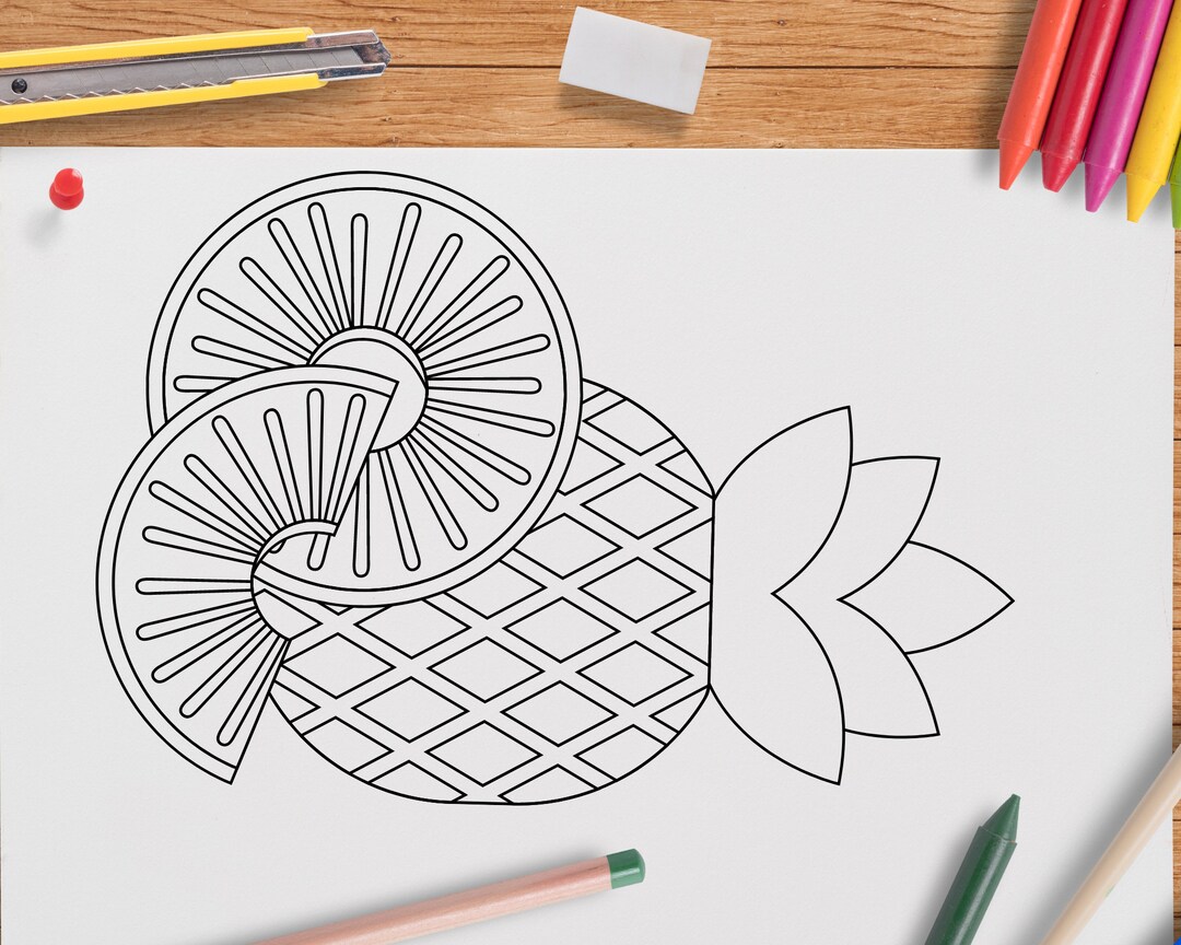 5 Colouring Pages, Fruits Colouring ,colouring for Kids, Colouring Book ...