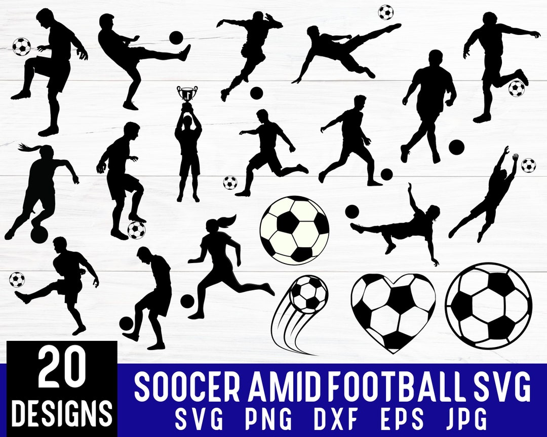 Soccer SVG Bundle, Soccer Svg Cut Files for Cricut, Soccer Clipart ...