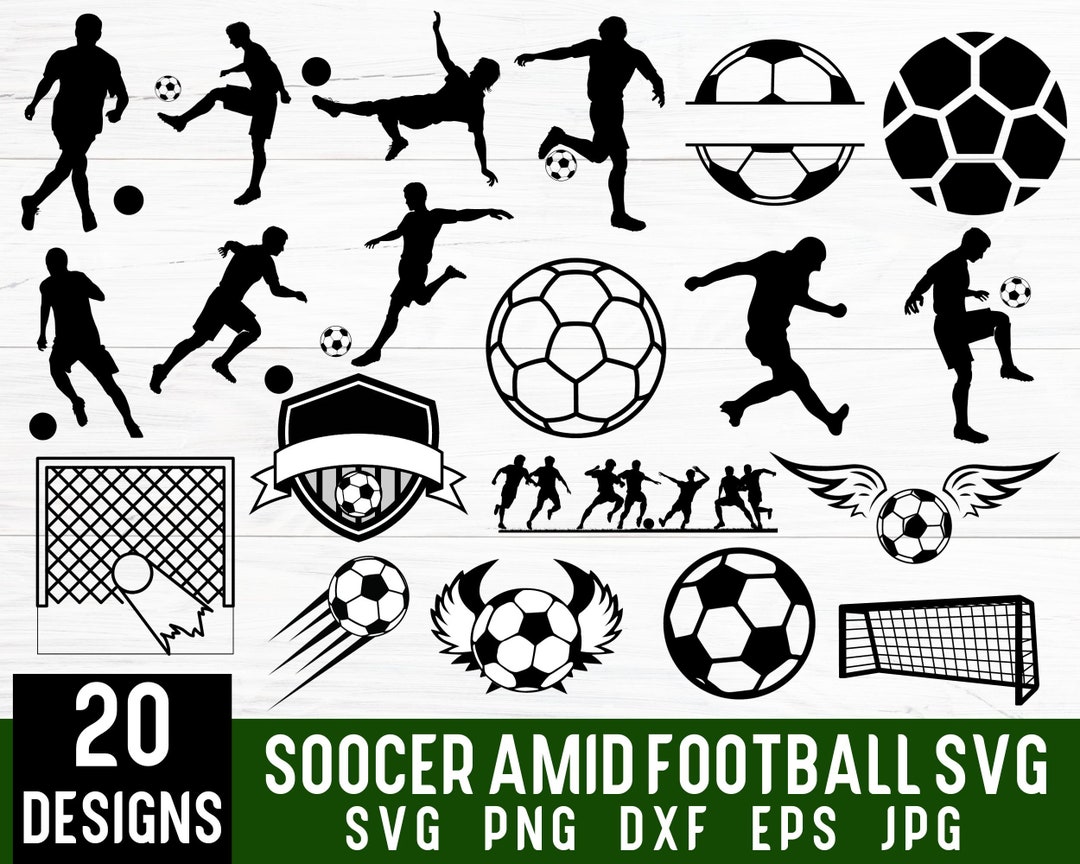 SOCCER SVG Bundle, SOCCER Svg Cut Files for Cricut, Soccer Clipart ...