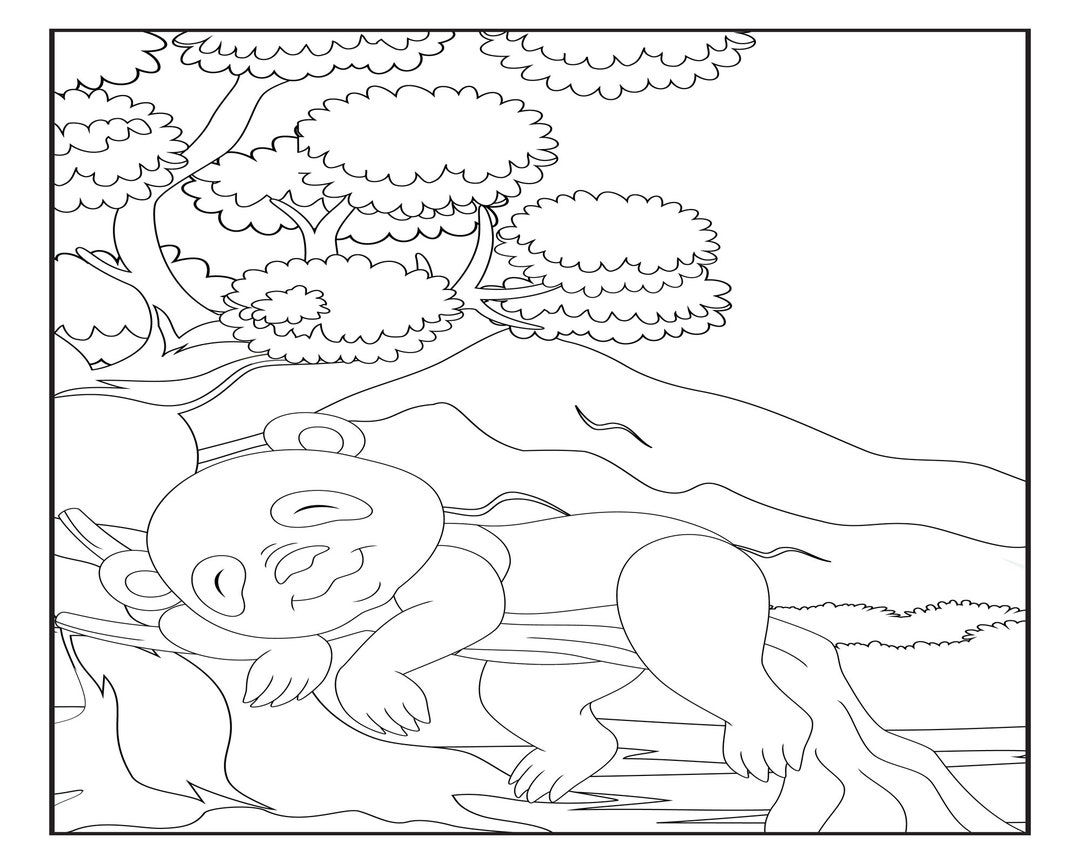 25 Colouring Pages, Panda Colouring Book, Digital Download, Kids ...