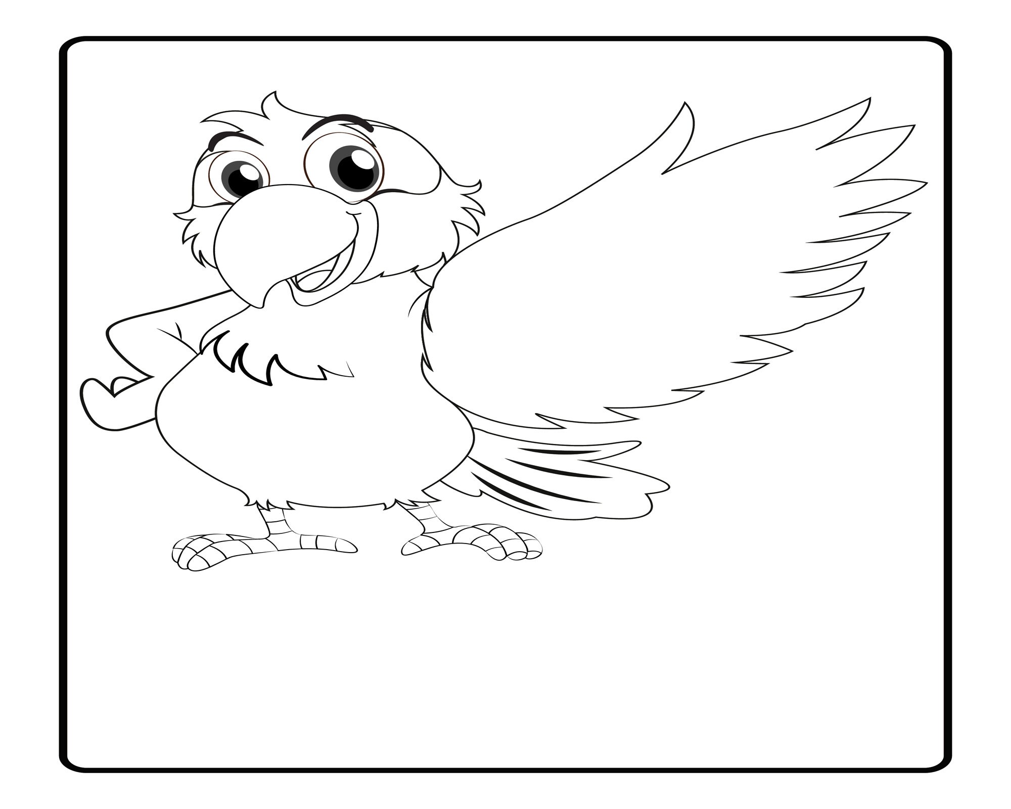 15 Colouring Pages, Parrot Colouring Book, Parrot Colouring Art ...