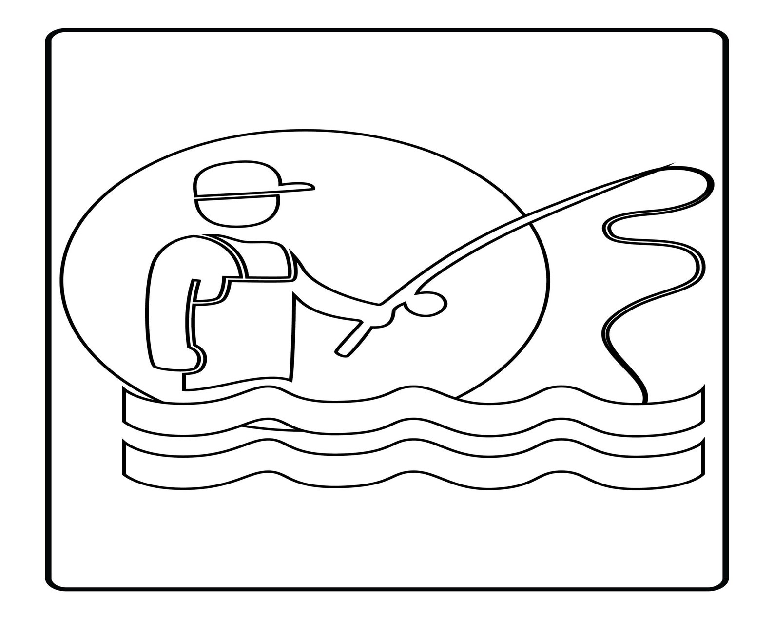 15 Colouring Pages Fishing Colouring Book Fishing Colouring - Etsy