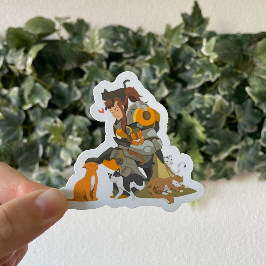 Brigitte Cats Spray Sticker. - Etsy