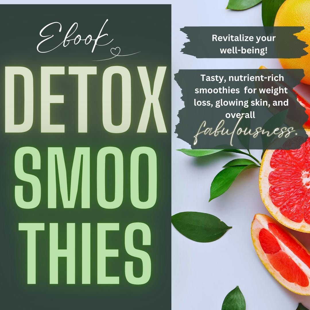 7-day Smoothie Detox E-book | Weight Loss, Immune Support, Clear Skin ...