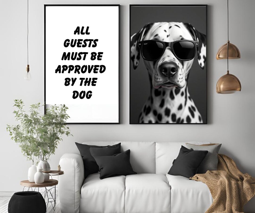 Instant Download | Printable Dog Quote Poster | Pet Lover Wall Art - Etsy