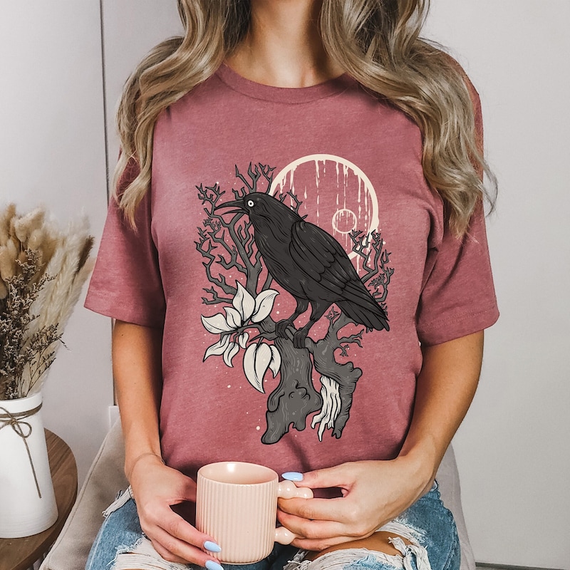 Crow Shirt - Etsy