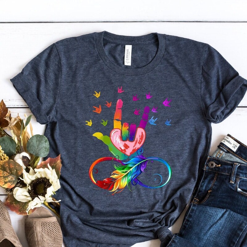 Sign Language Shirt - Etsy