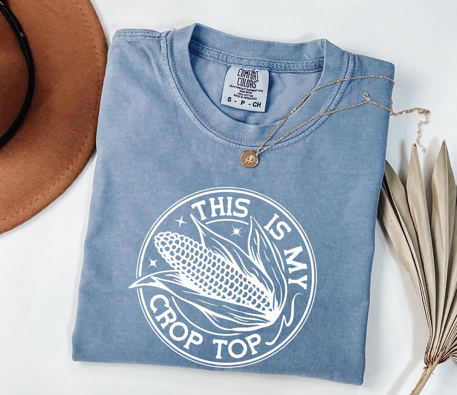 Funny Corn Crop Top Shirt - Farm Pun Tee - Comfort Colors - Etsy
