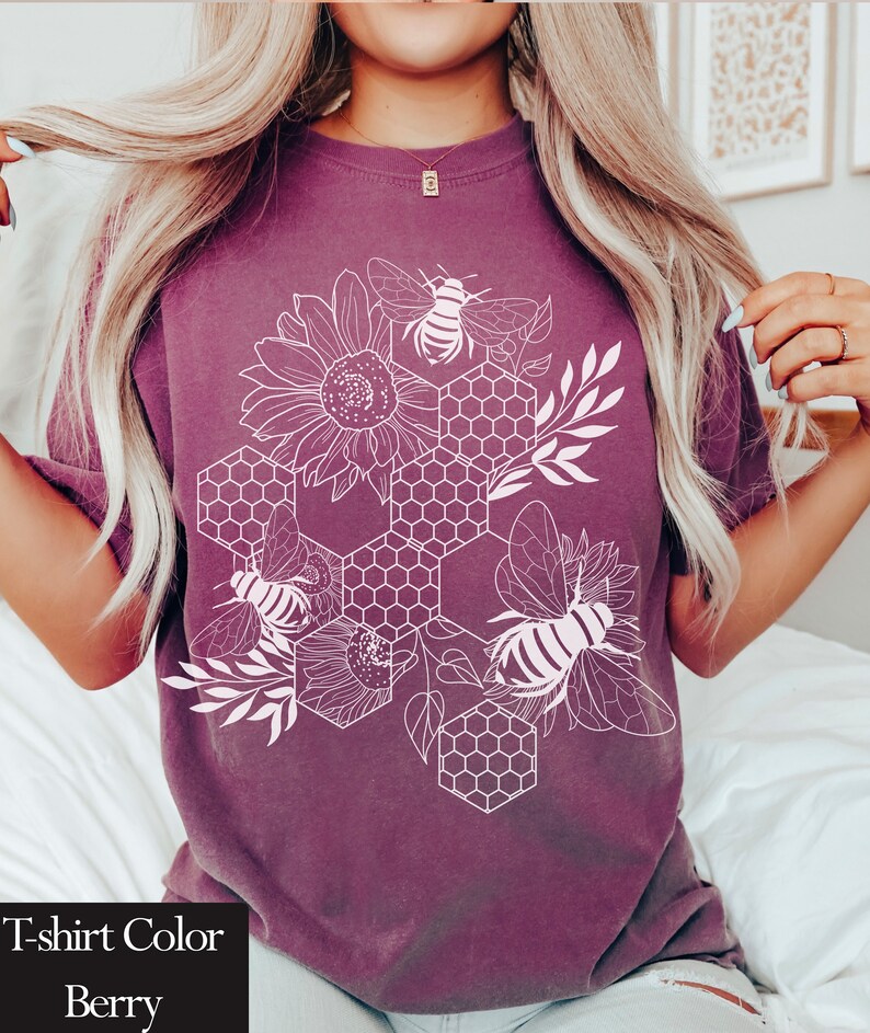 Comfort Colors Bee Tshirt Save the Bees Shirt Bee Tee Bee - Etsy